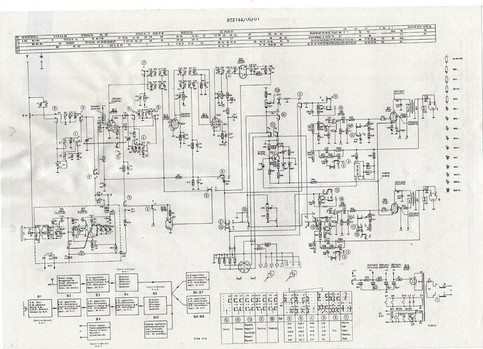 Problème sur un Philips B7X14A - Technique - Forum Retrotechnique