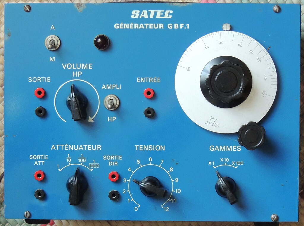 Générateur BF Satec GBF1 - Technique - Forum Retrotechnique