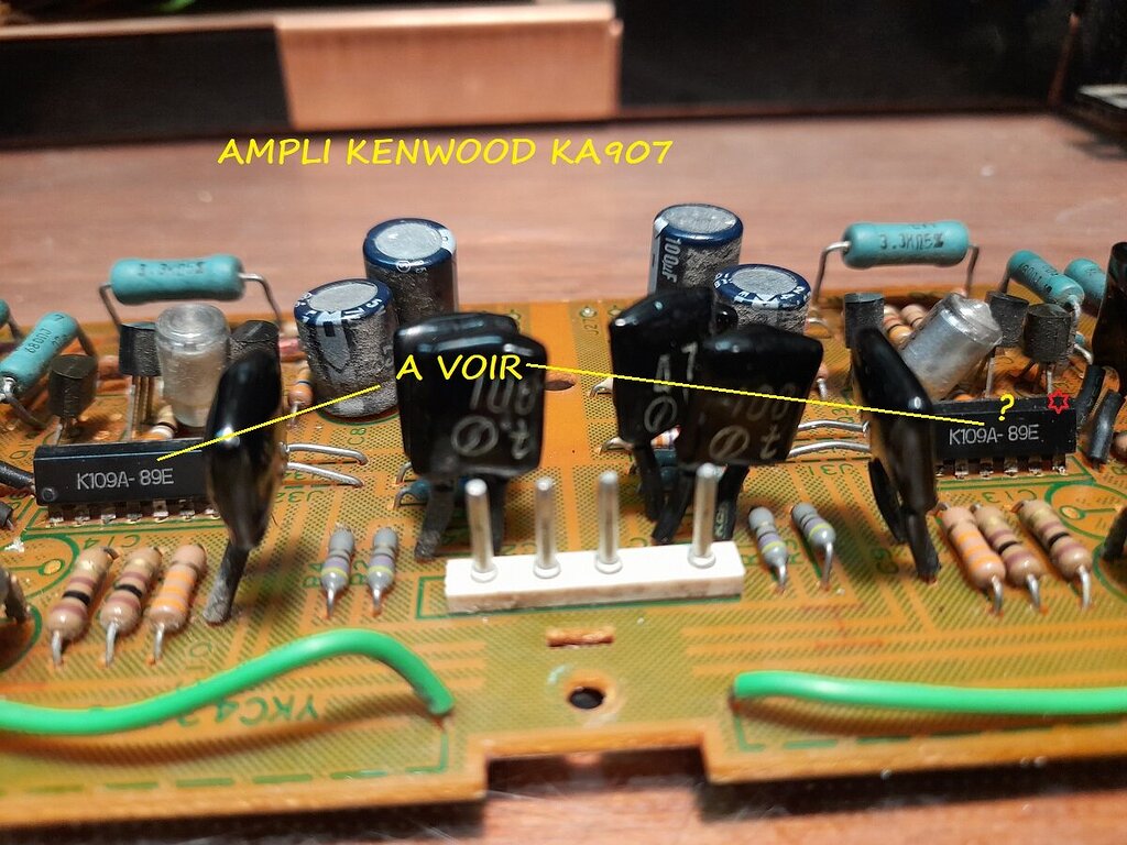 Ampli Kenwood KA907.cherche circuit intégré K109A - Audio vintage/Hi-Fi ...