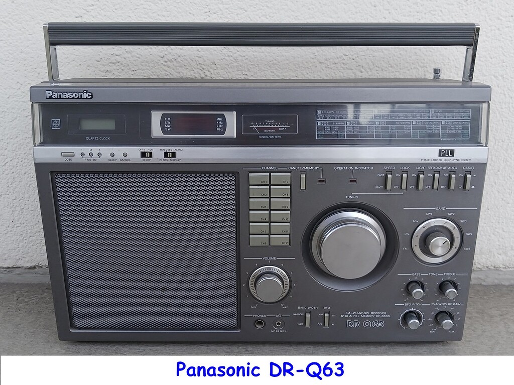 Panasonic DR-Q63 - Troc - Forum Retrotechnique