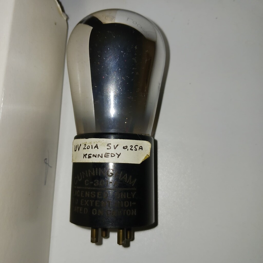 Tube UV201A 5V 0.25A - Technique - Forum Retrotechnique
