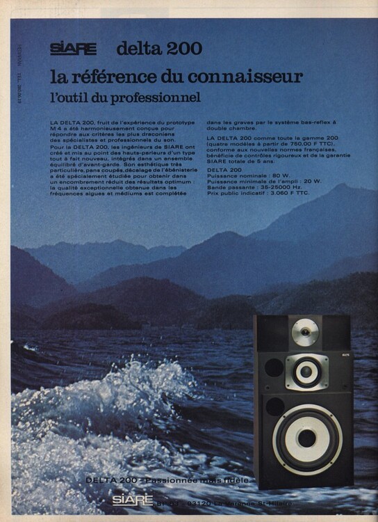 Précisions sur les enceintes Siare et Elipson? - Audio vintage/Hi-Fi ...