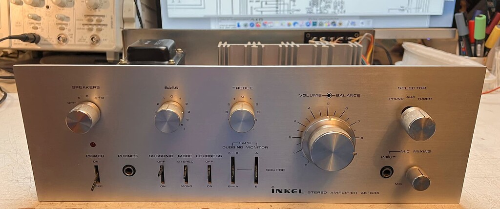 Cherche interrupteur bipolaire pour ampli INKEL AK-635 - Troc - Forum Retrotechnique