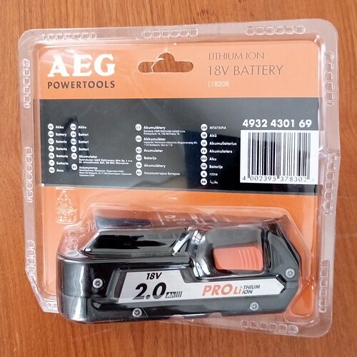 Donne contre frais de port batterie Li-Ion AEG 18V 2Ah neuve sous blister - Troc - Forum ...