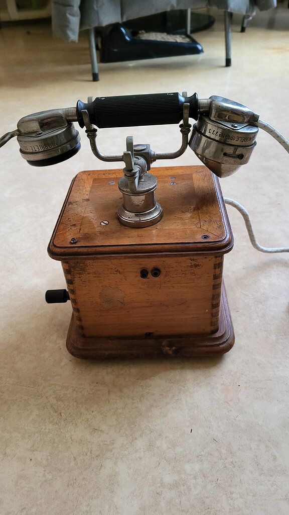 Téléphone MARTY 1910 - Technique - Forum Retrotechnique