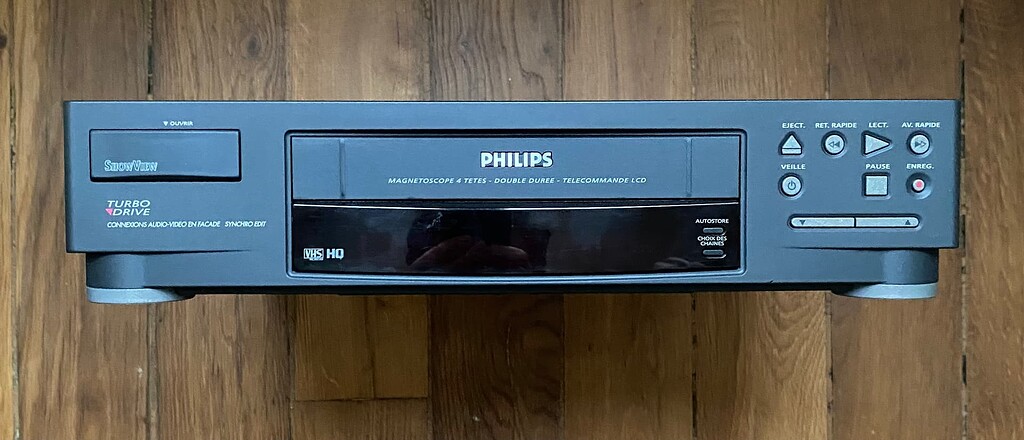 Magnétoscope Philips 4479/39 - Rembobinage lent - Télévision/vidéo ...
