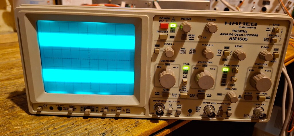 Problème focus oscilloscope Hameg 1505 - Technique - Forum Retrotechnique