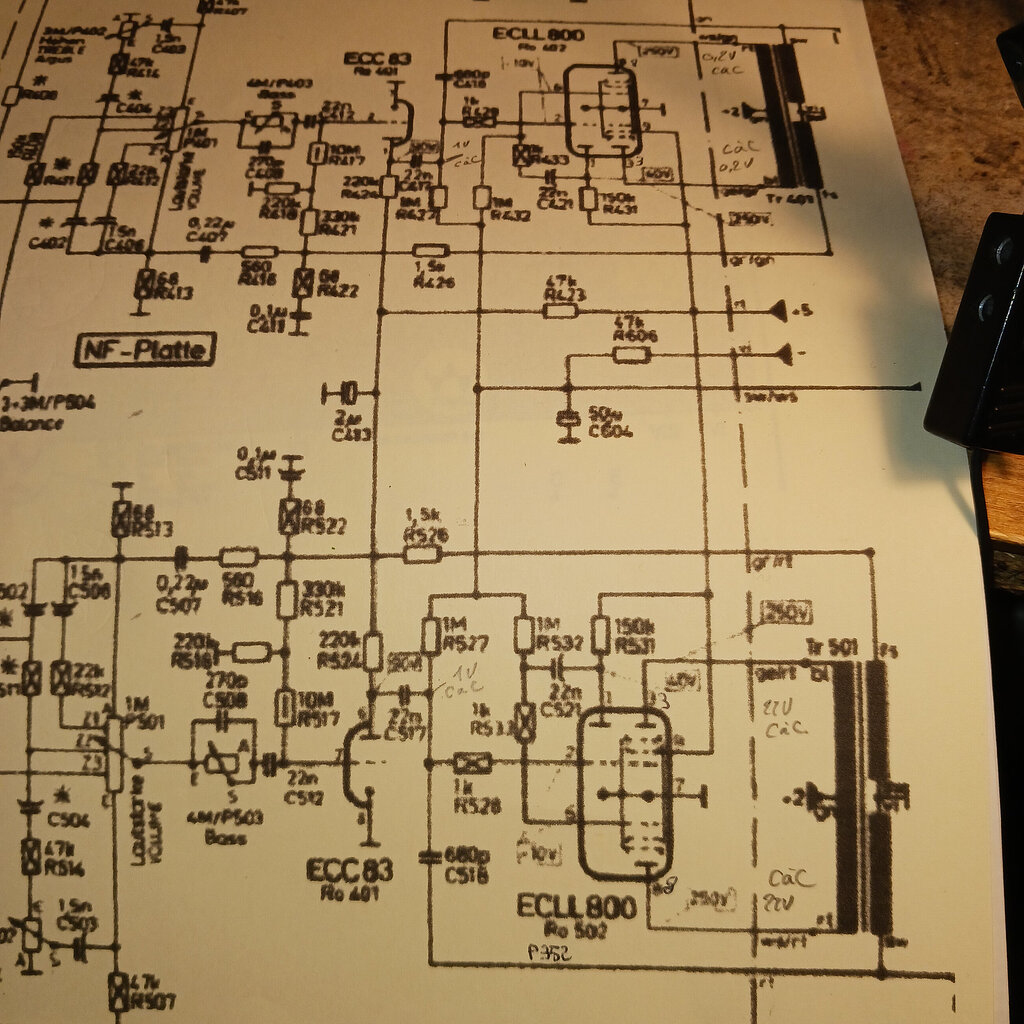 Ampli Tsf SABA FD16 - Technique - Forum Retrotechnique