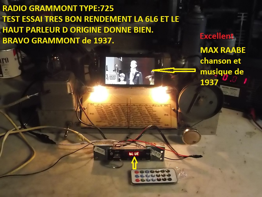 Restauration d'un Grammont type 725 - Technique - Forum Retrotechnique
