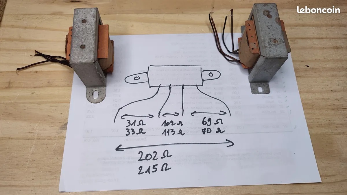 Lot de 2 self de filtrage 200 ohms pour TSF - Troc - Forum Retrotechnique