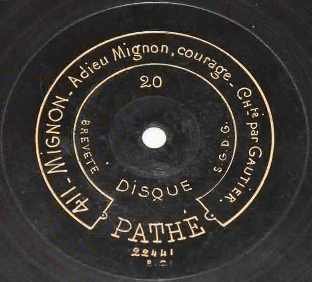 Disque Pathé - Forum Retrotechnique