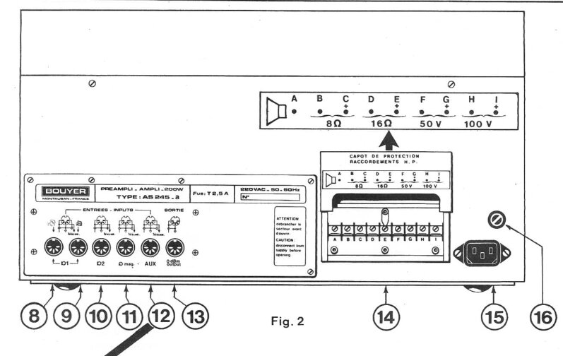Ampli Bouyer AS 240 - Technique - Forum Retrotechnique