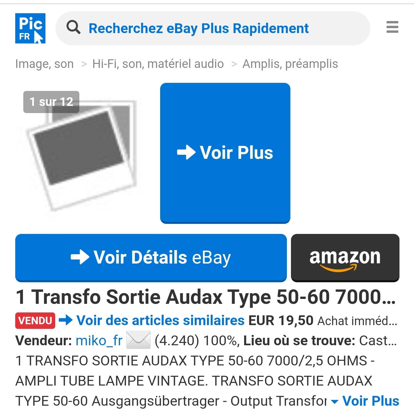 Utiliser un transfo de sortie Audax 50-60? - Technique - Forum ...
