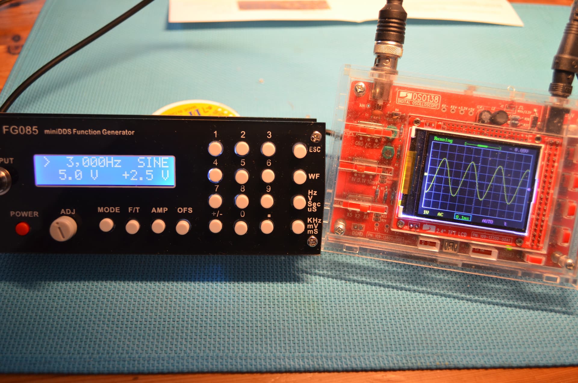 Mini oscilloscope LCD COULEUR DSO138 - Technique - Forum Retrotechnique