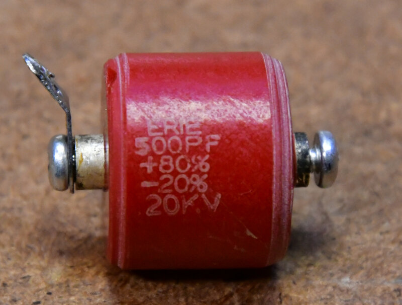 Recherche condensateur 500pF / 20kV pour scope Tektronix 454A - Troc ...