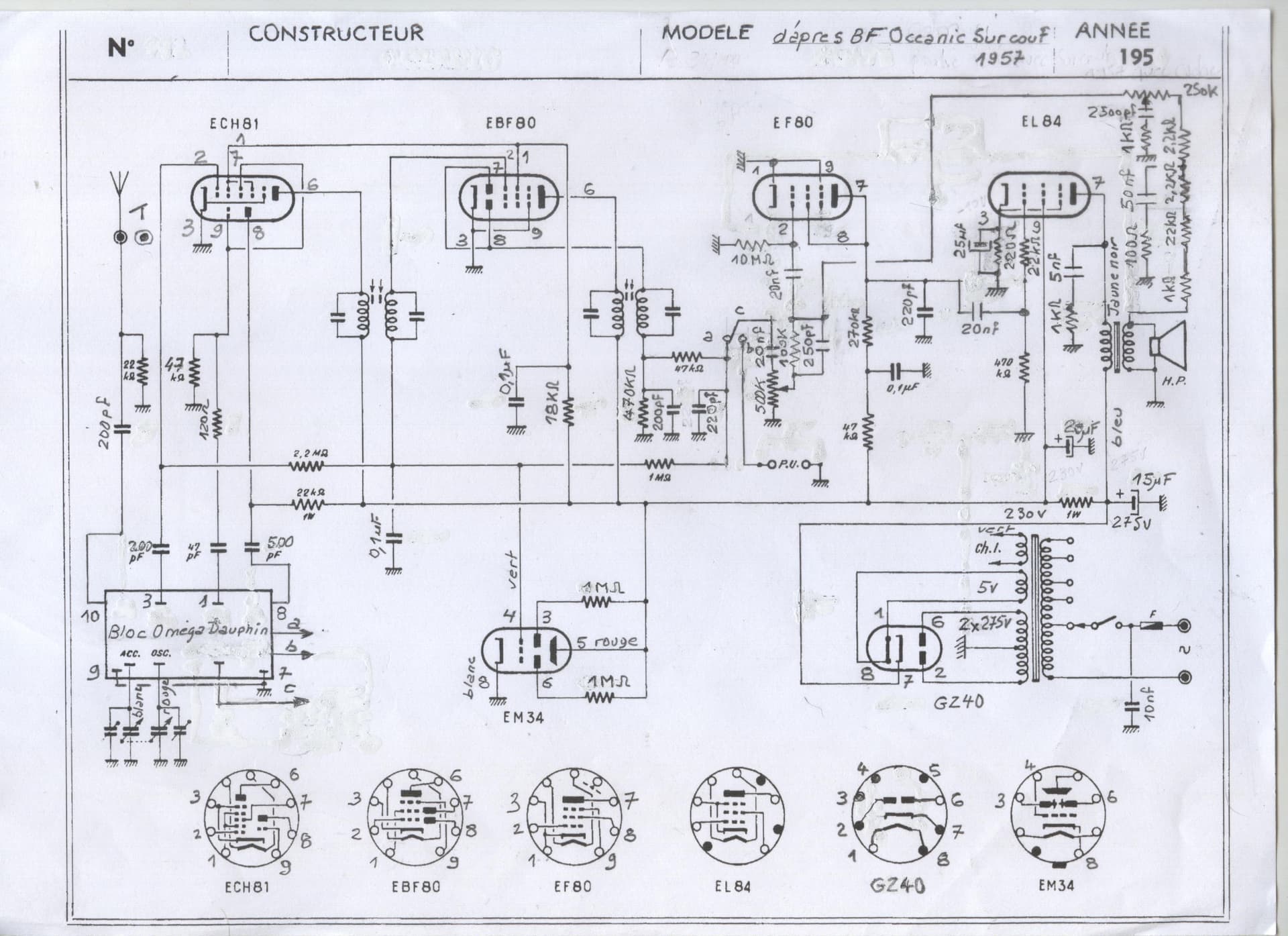 Verification schéma radio - Technique - Forum Retrotechnique