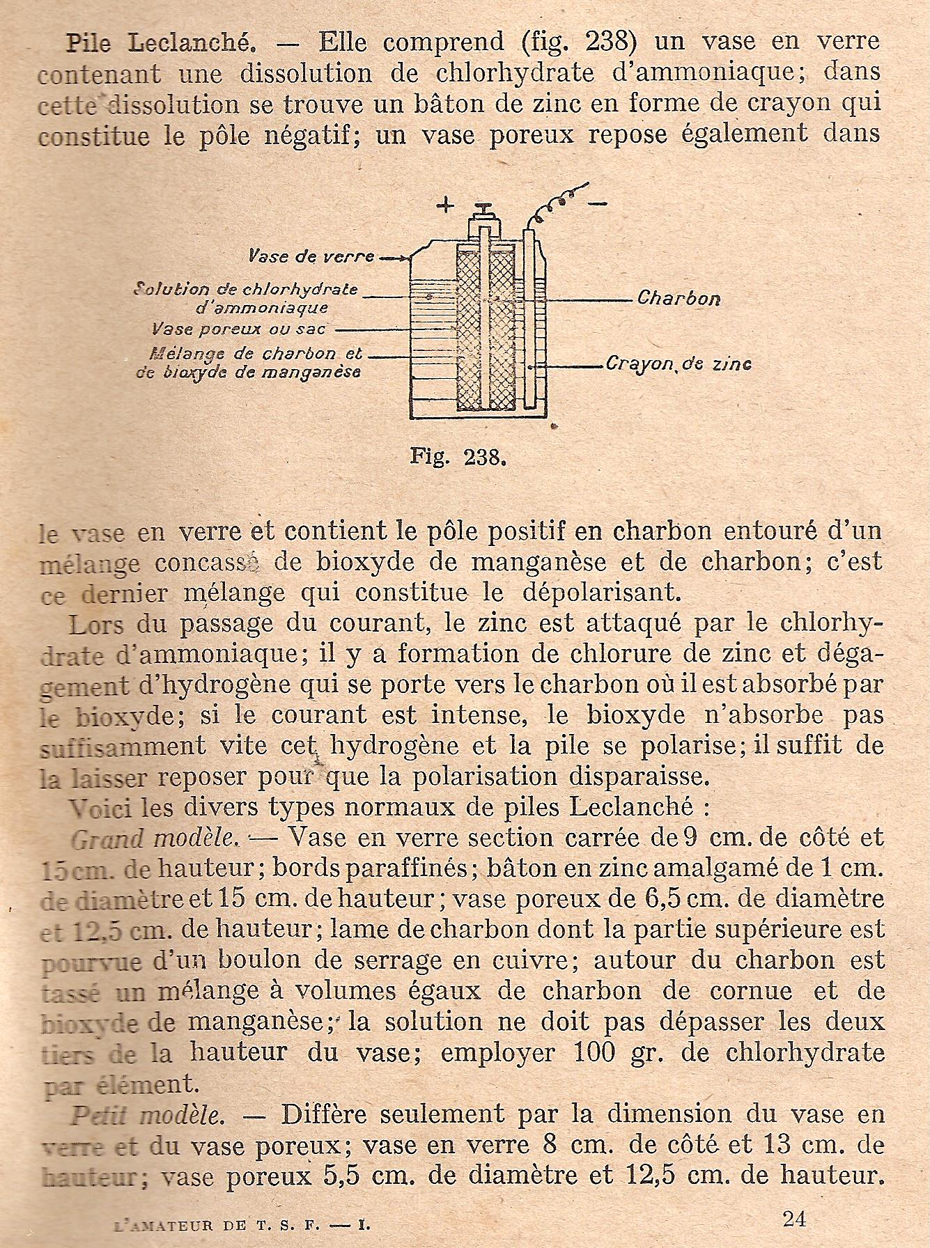 Pile Leclanché...? - Modèles/marques - Forum Retrotechnique