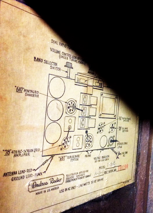 Andrea Radio - Modèles/marques - Forum Retrotechnique