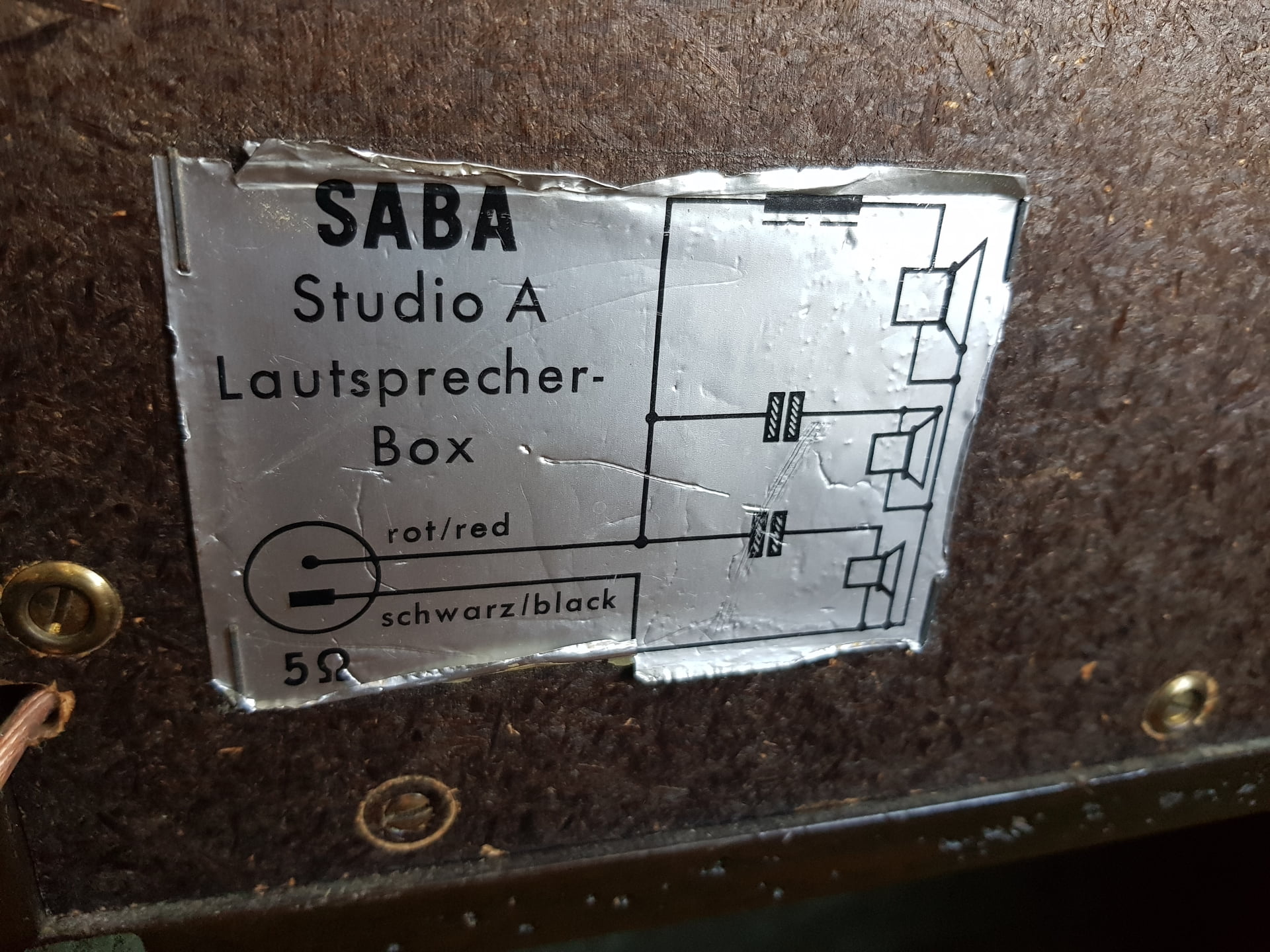 Paire d'enceintes SABA Studio A 3 voies à vendre - Troc - Forum ...