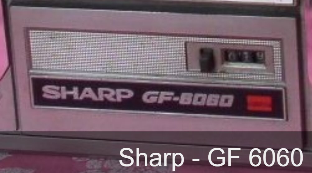 Sharp GF6060 - radio cassette - Technique - Forum Retrotechnique