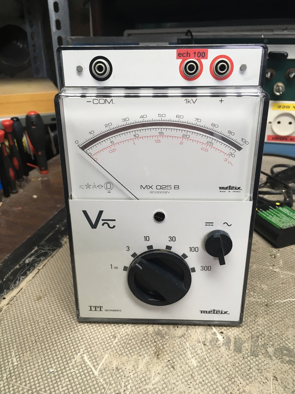 Voltmètre Metrix MX025 B Terminé - Troc - Forum Retrotechnique