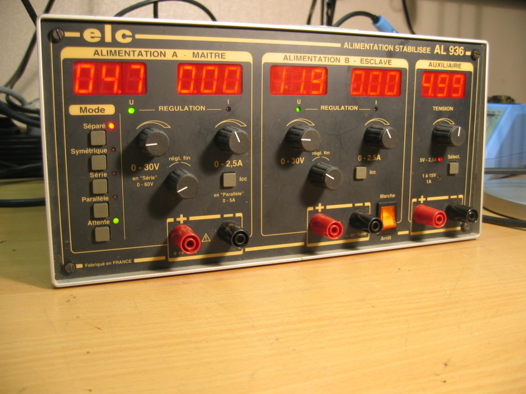 Alimentation stabilisée elc modèle AL 936 - Modèles/marques - Forum ...