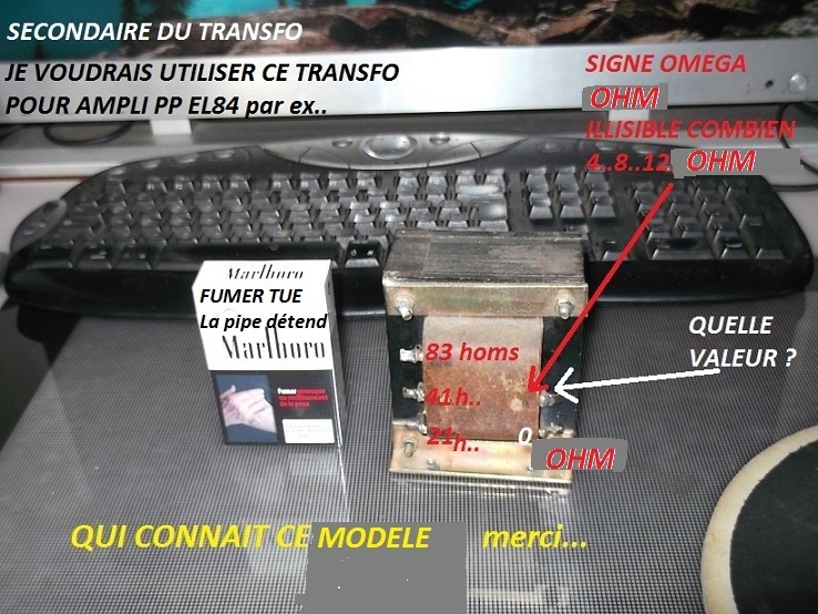 Transfo de sortie BF.branchements ? - Technique - Forum Retrotechnique