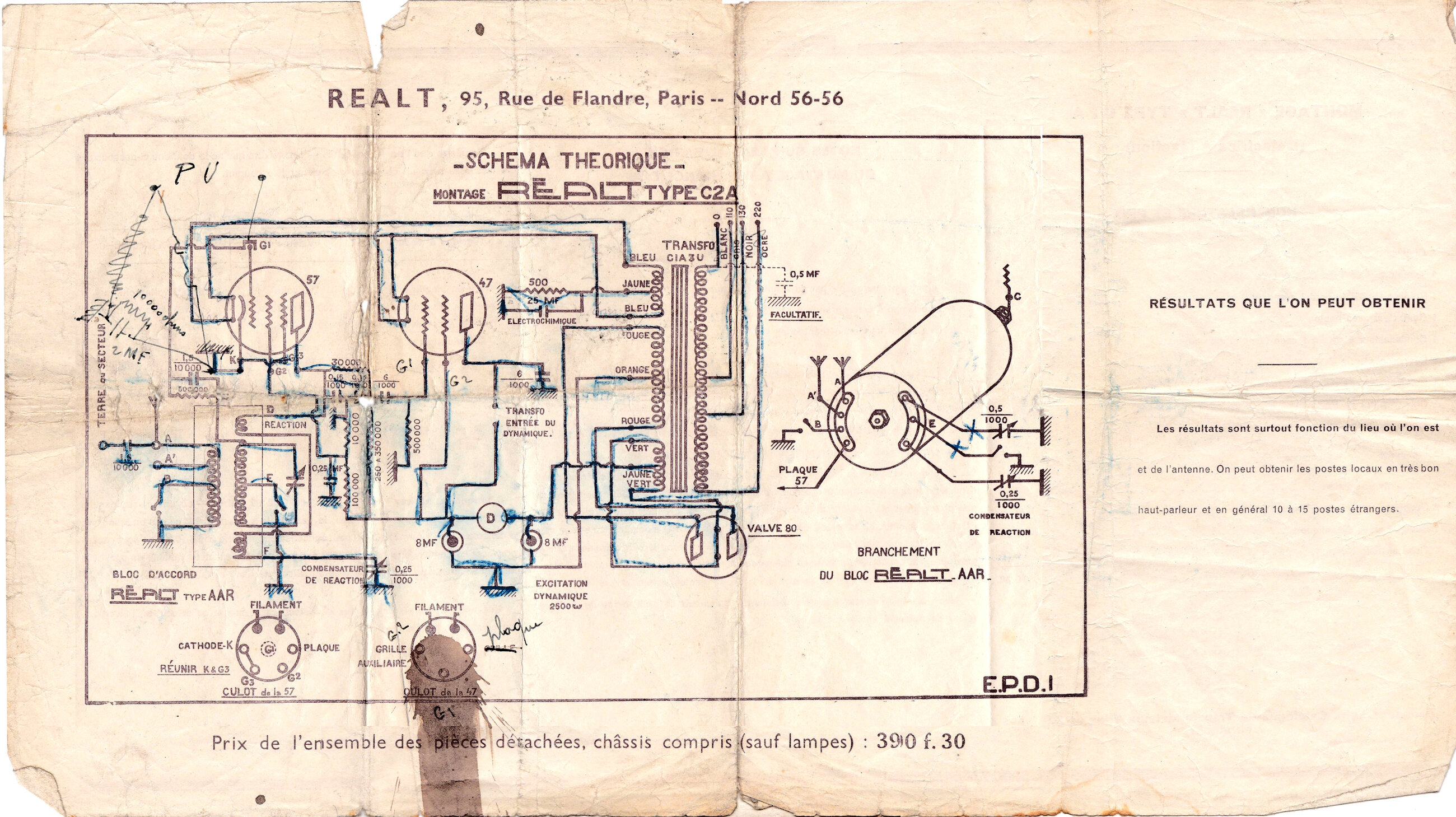 Schéma REALT C2A - Modèles/marques - Forum Retrotechnique