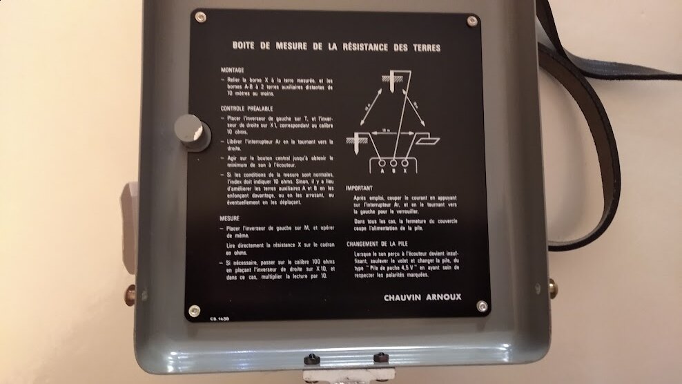 Mesure de terre - Telluromètre Chauvin Arnoux CS 1541 - Technique ...