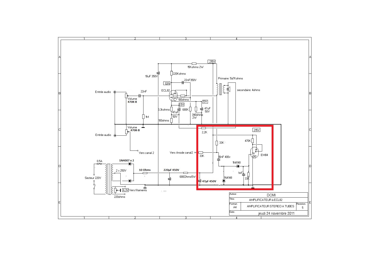 EM34 en modulateur audio - Technique - Forum Retrotechnique
