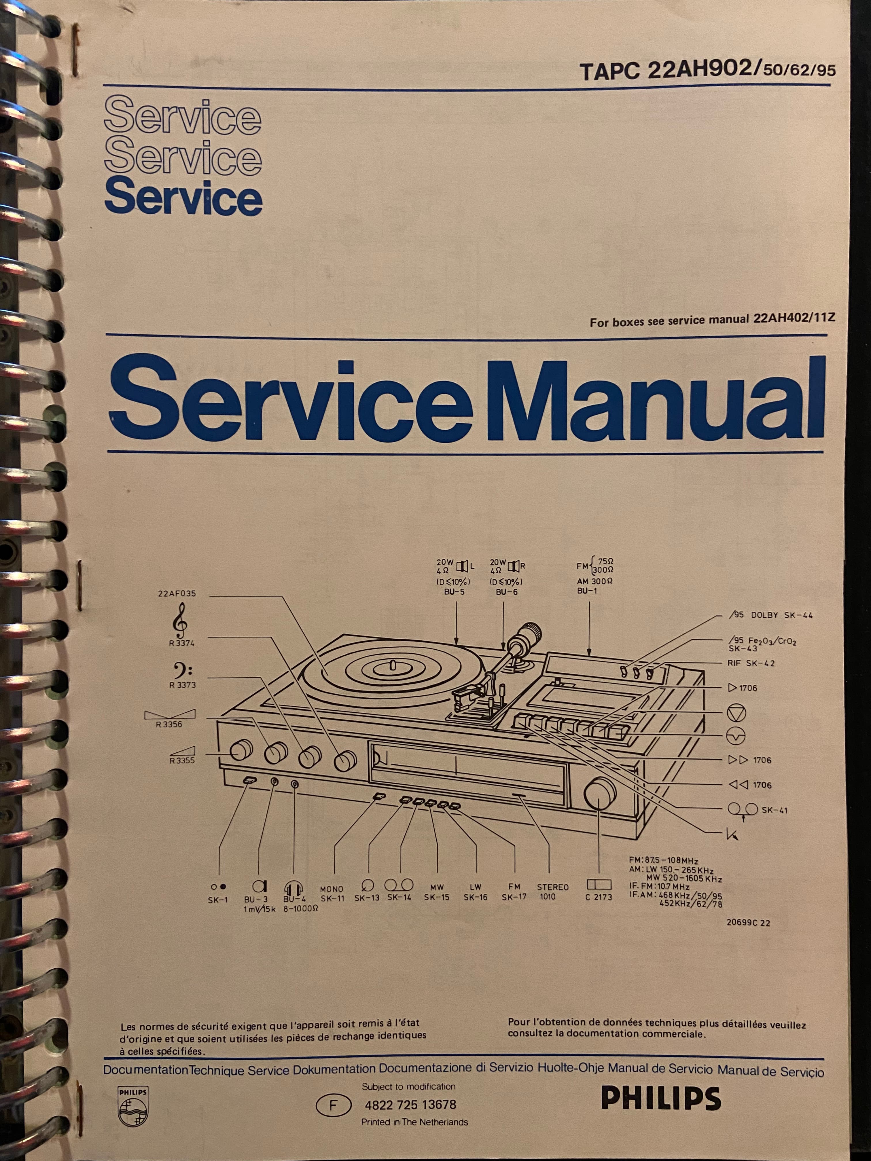 Troc d'hivers : Service Manual et Magnétoscope VHS première génération ...