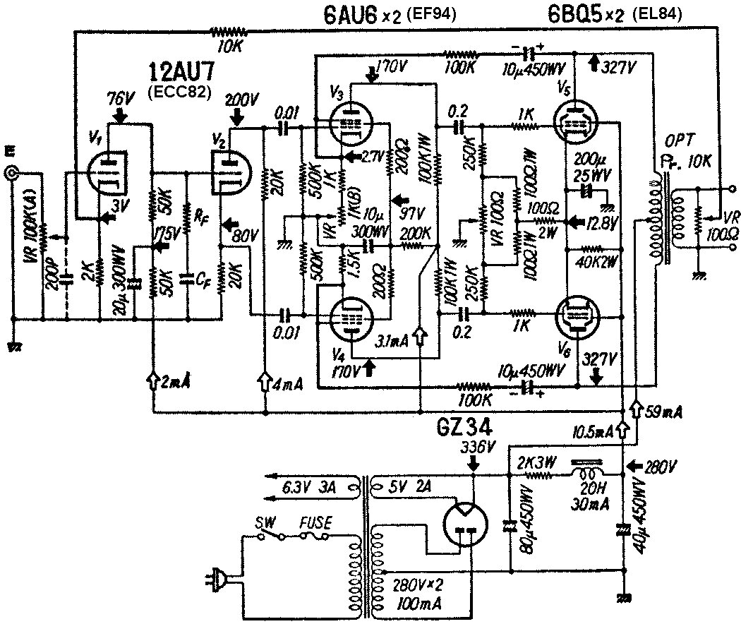 Triple push pull EL84 amplificateur Quark Concept - Technique - Forum ...