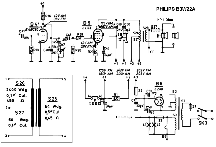 Mini transfo de sortie Philips - Technique - Forum Retrotechnique