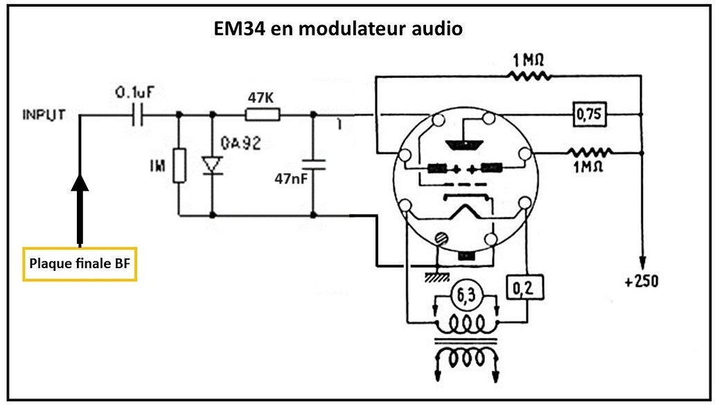 EM34 en modulateur audio - Technique - Forum Retrotechnique