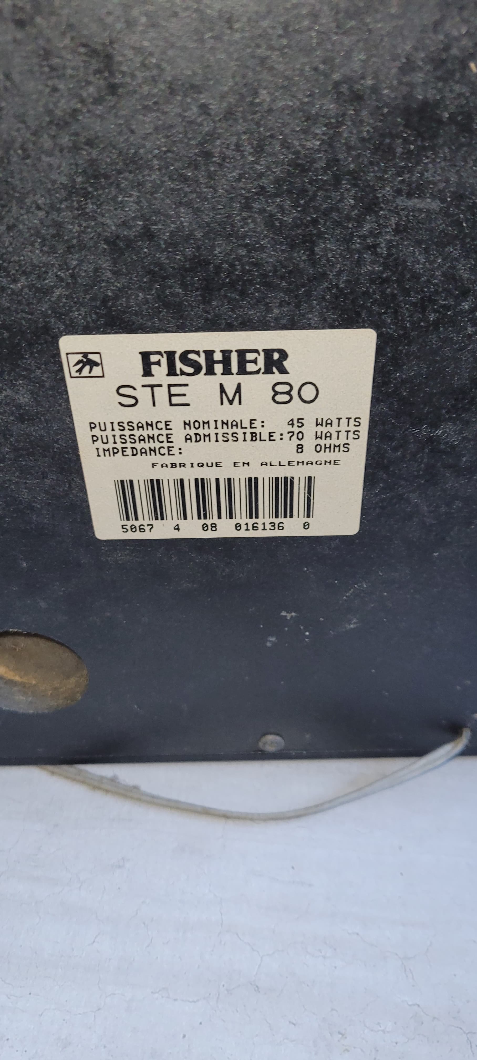 Qualité HP Fisher - Audio vintage/Hi-Fi - Forum Retrotechnique