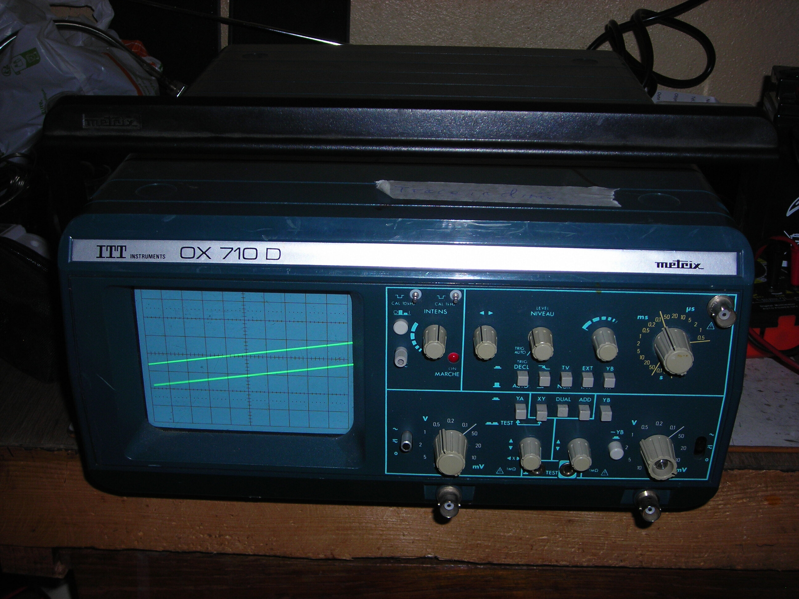 Oscilloscope Métrix OX 710D - Technique - Forum Retrotechnique