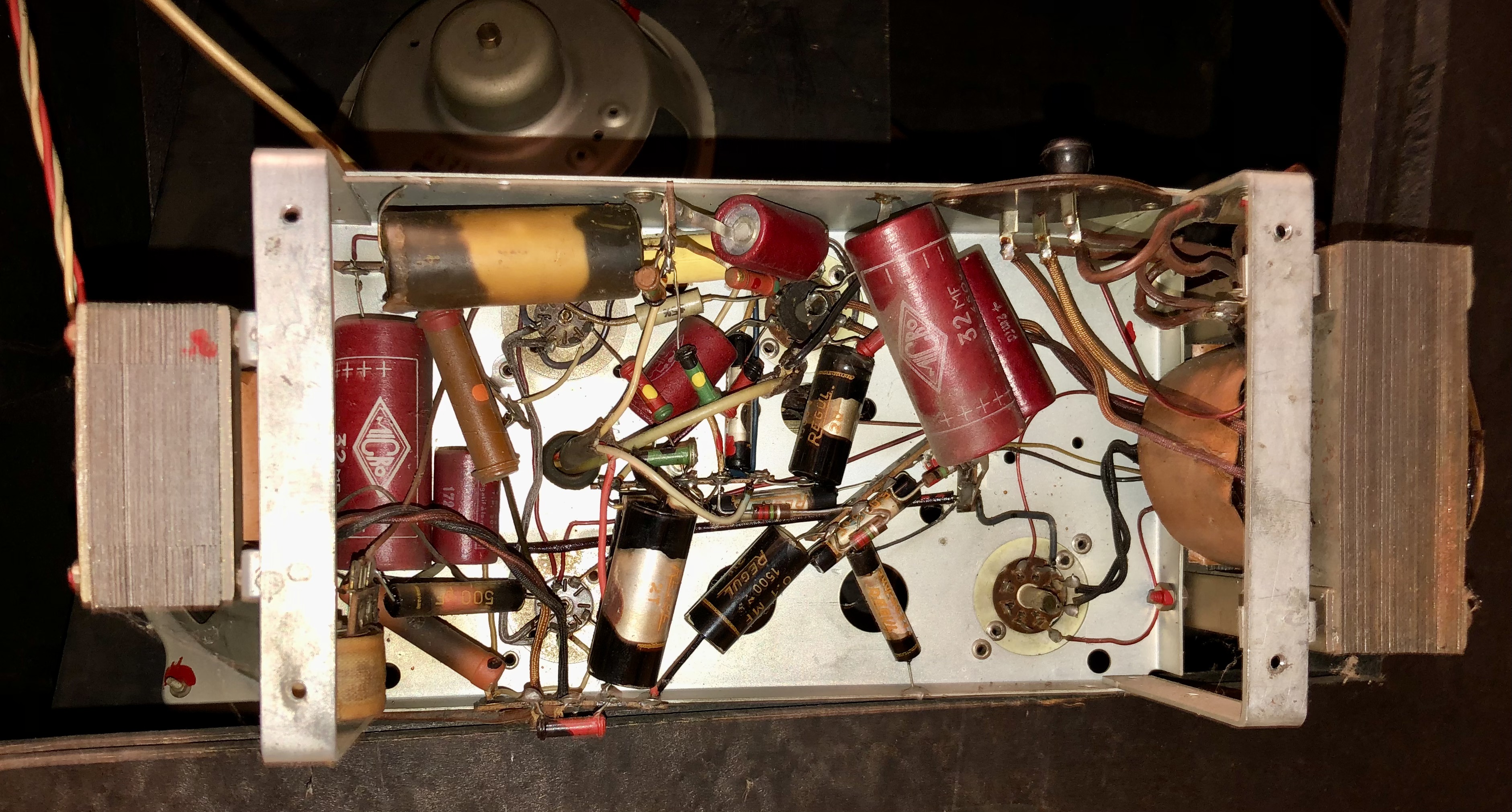 Schéma du meuble électrophone 4852 la voix de son maître - Technique ...