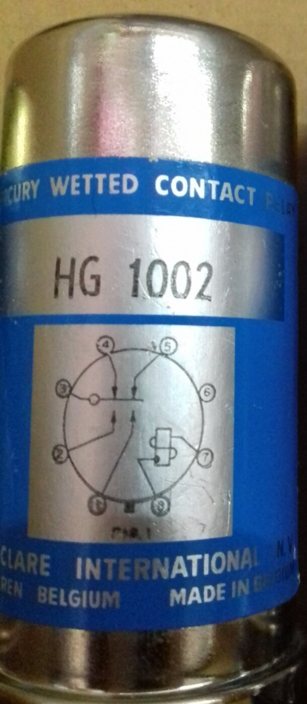 Documentation relais CLARE HG 1002 - Modèles/marques - Forum Retrotechnique