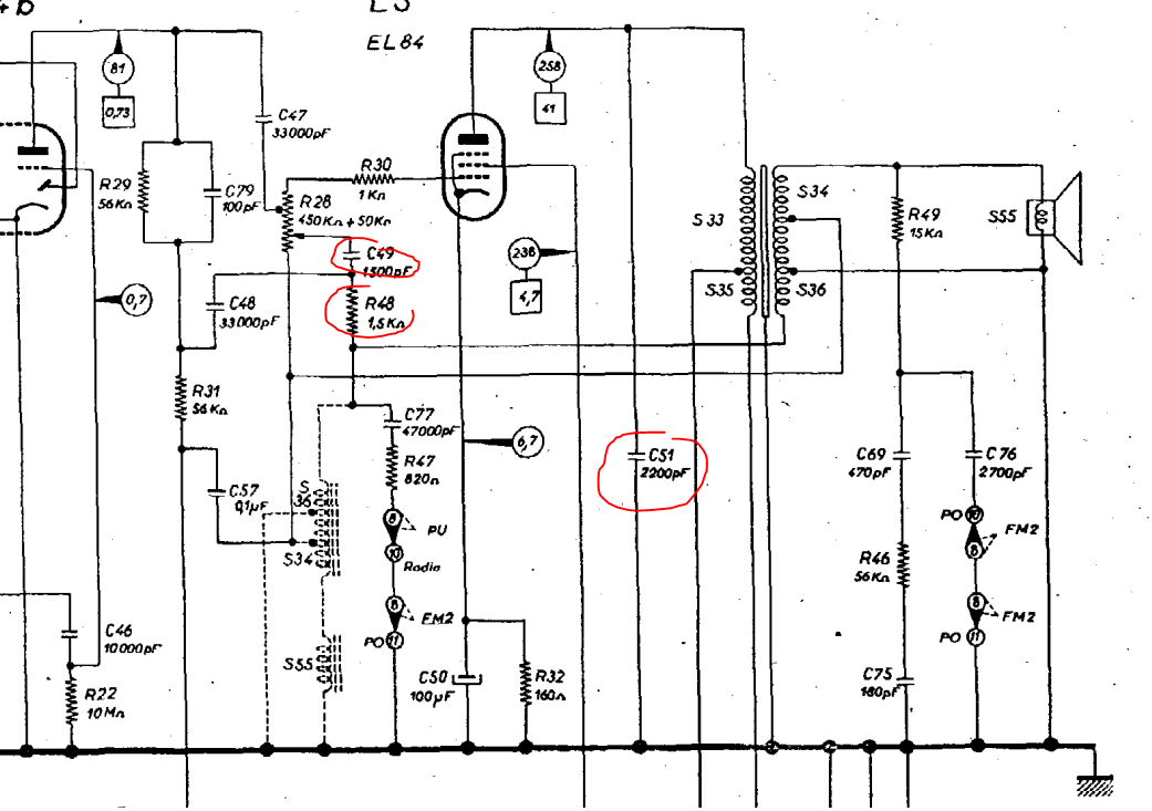 Manque d'aigus sur Philips BF545A - Technique - Forum Retrotechnique